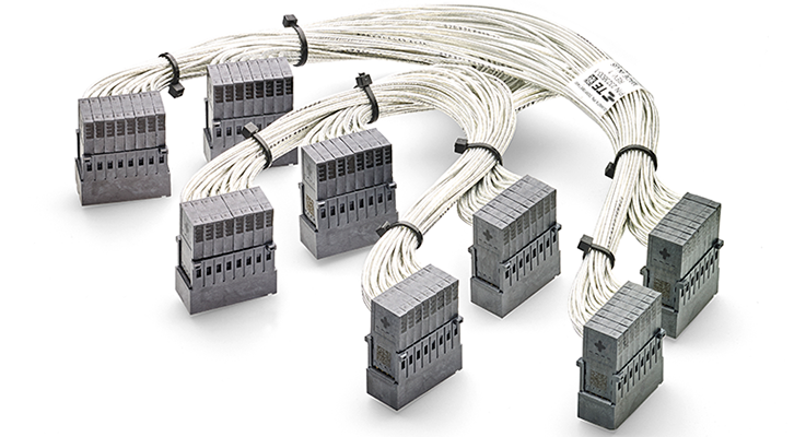 TE Connectivity debuts first right angle cabled backplane connectors
