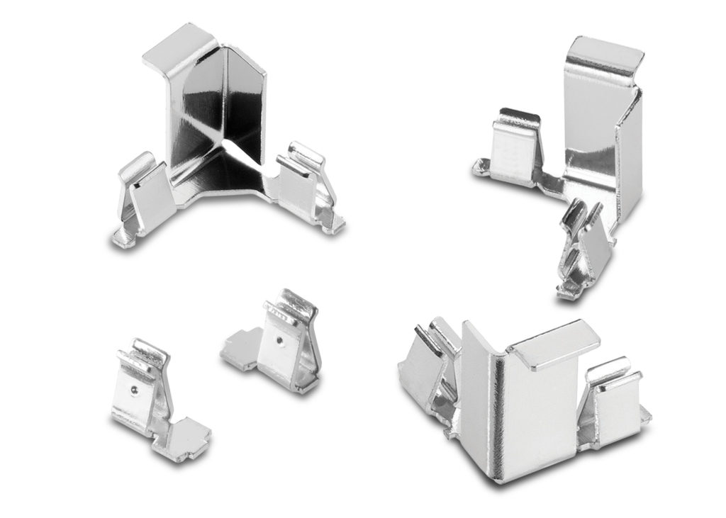 Ultra-compact EMI/RFI shield clips for space-constrained designs
