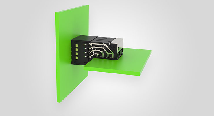 Strada Whisper backplane connectors simplify data center system upgrades
